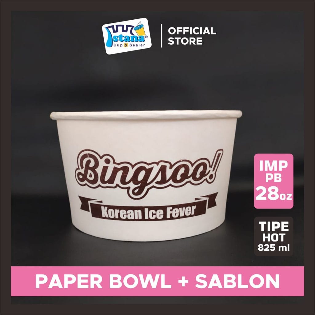 Sablon Paper Bowl – Istana Cup Sealer