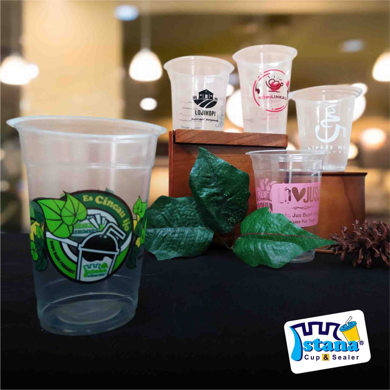 Sablon Cup Plastik Datar – Istana Cup Sealer